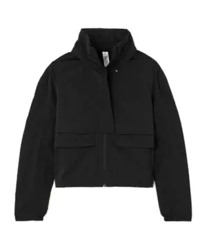 Lululemon Hooded Zip-up Jacket With Multiple Pockets