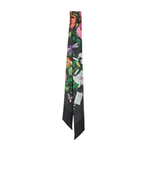 Gucci Printed Silk Ribbon - Black