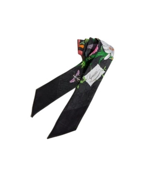 Gucci Printed Silk Ribbon - Black