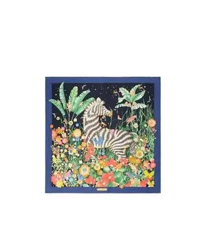 FERRAGAMO Printed Silk Scarf - Multicolor