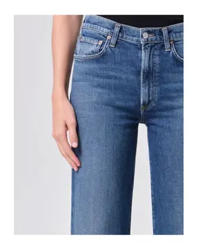 AGOLDE Harper Cropped Jeans - River