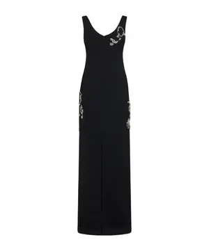 Dries Van Noten Embellished Sleeveless Maxi Dress
