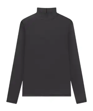 FRAME Semi-transparent High-collar Long-sleeve Cover-up