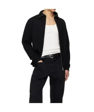COURREGES Long-sleeved Zip-up Cardigan