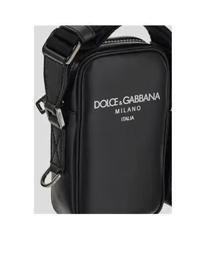 Dolce & Gabbana Logo Print Shoulder Bag