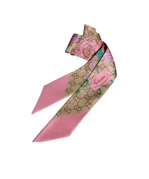 Gucci Printed Silk Ribbon