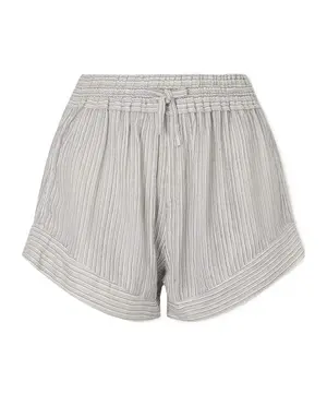 Isabel Marant Étoile Thaliany Striped Elasticated Waist Shorts