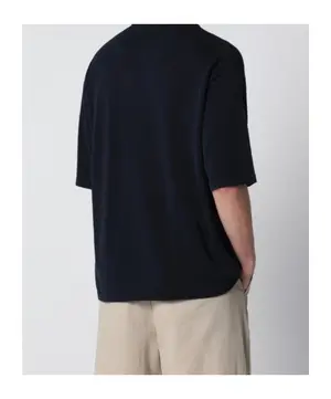 ROBERTO COLLINA Oversized Short Sleeve T-shirt - Black