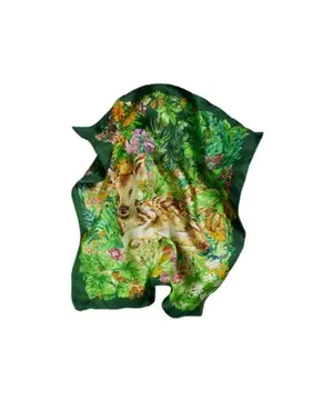 Gucci Giardino Di Seta' Printed Silk Carr - Multi-color