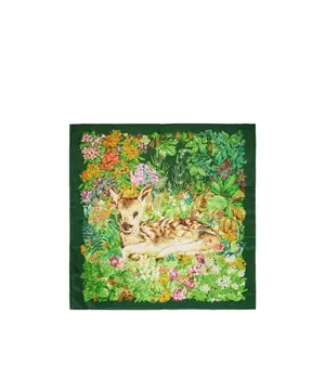 Gucci Giardino Di Seta' Printed Silk Carr - Multi-color