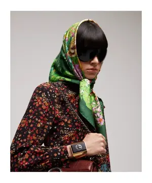 Gucci Giardino Di Seta' Printed Silk Carr - Multi-color