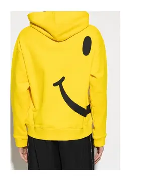 Moschino Long-sleeved Hooded Sweatshirt - Yellow