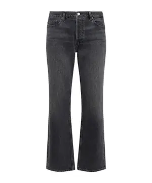 FRAME Relaxed Cotton Denim Jeans - Black