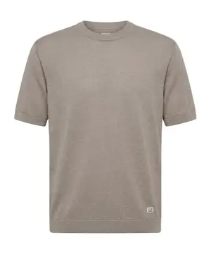 C.P. COMPANY Logo Patch Crewneck T-shirt
