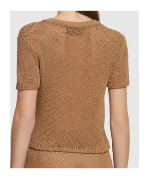 AYA MUSE Ribbed Cotton Blend Top