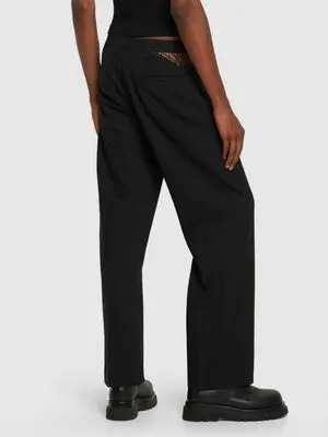 DION LEE Embroidered Wool Casual Pants