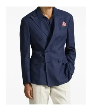 Polo Ralph Lauren Glen Plaid Double-breasted Blazer