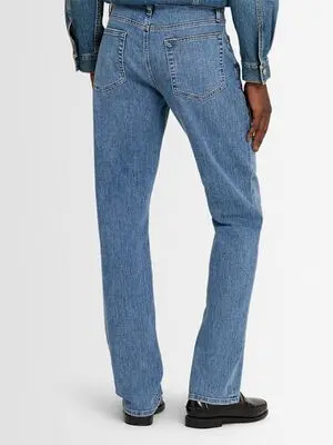 FRAME Straight-leg Cotton Jeans