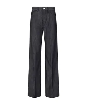 DONDUP Amber Wide-leg Jeans - Blue