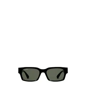 Gucci Rectangle Frame Sunglasses - Bright Black