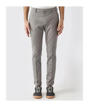 DONDUP Slim Fit Chino Pants - Gray
