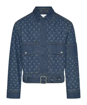 Marine Serre Logo Jackets For Men
