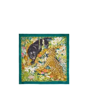 Gucci 'Double Trouble' Printed Silk Carré Multicolor