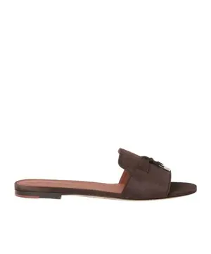 Loro Piana Summer Charms Flat Sandals - Pecora Nera
