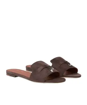 Loro Piana Summer Charms Flat Sandals - Pecora Nera