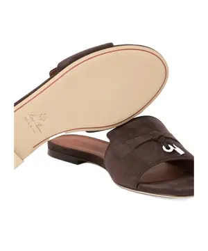Loro Piana Summer Charms Flat Sandals - Pecora Nera