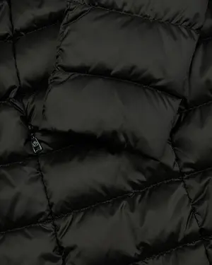 Max Mara Quilted Down Coat With Fur Trim - No
