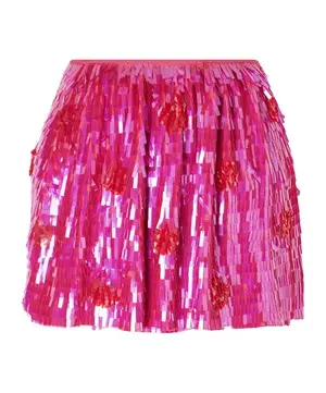 Dries Van Noten Sequin Mini Skirt