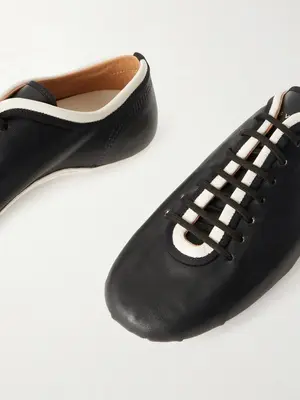 Dries Van Noten Contrast Trim Low-top Sneakers