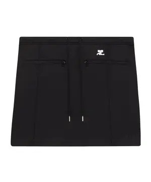 COURREGES Courrèges Drawstring Mini Skirt