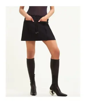 COURREGES Courrèges Drawstring Mini Skirt