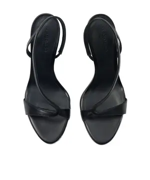 SCAROSSO Paula Strappy Heeled Sandals - Black