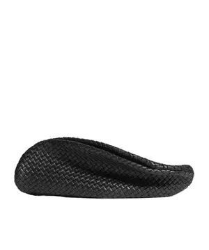 Bottega Veneta Onda Clutch Bag - Black
