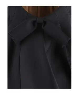 Balenciaga Bow Cape Mini Dress