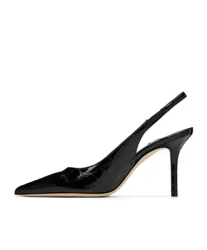 JIMMY CHOO Love Sb 85 Slingback Pointed Toe Heels