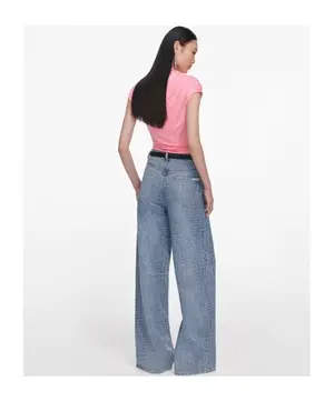 SELF-PORTRAIT Draped Knot Front Fitted Waist Top