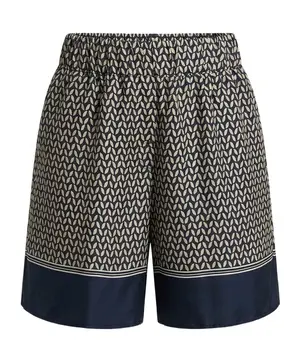 Peserico Printed Twill Shorts
