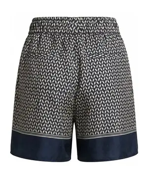 Peserico Printed Twill Shorts