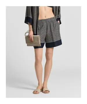 Peserico Printed Twill Shorts