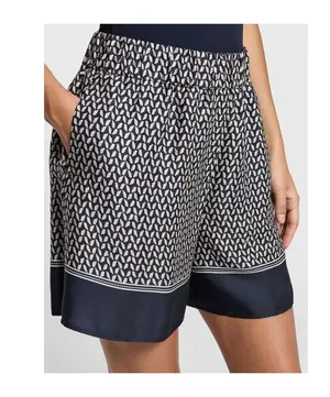 Peserico Printed Twill Shorts