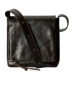 Our Legacy Savant Flap Messenger Bag - Black