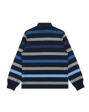 PAUL  SHARK Striped Long-sleeved Polo Shirt