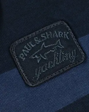 PAUL  SHARK Striped Long-sleeved Polo Shirt