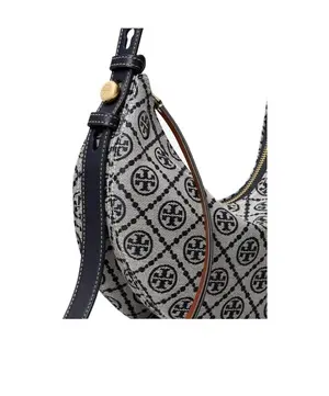 Tory Burch T Monogram Romy Half Moon Bag