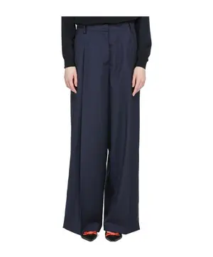 N.21 Belted Wide-leg Trousers