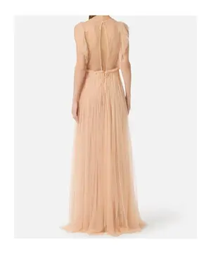 Elisabetta Franchi Red Carpet Tulle Gown - Nude